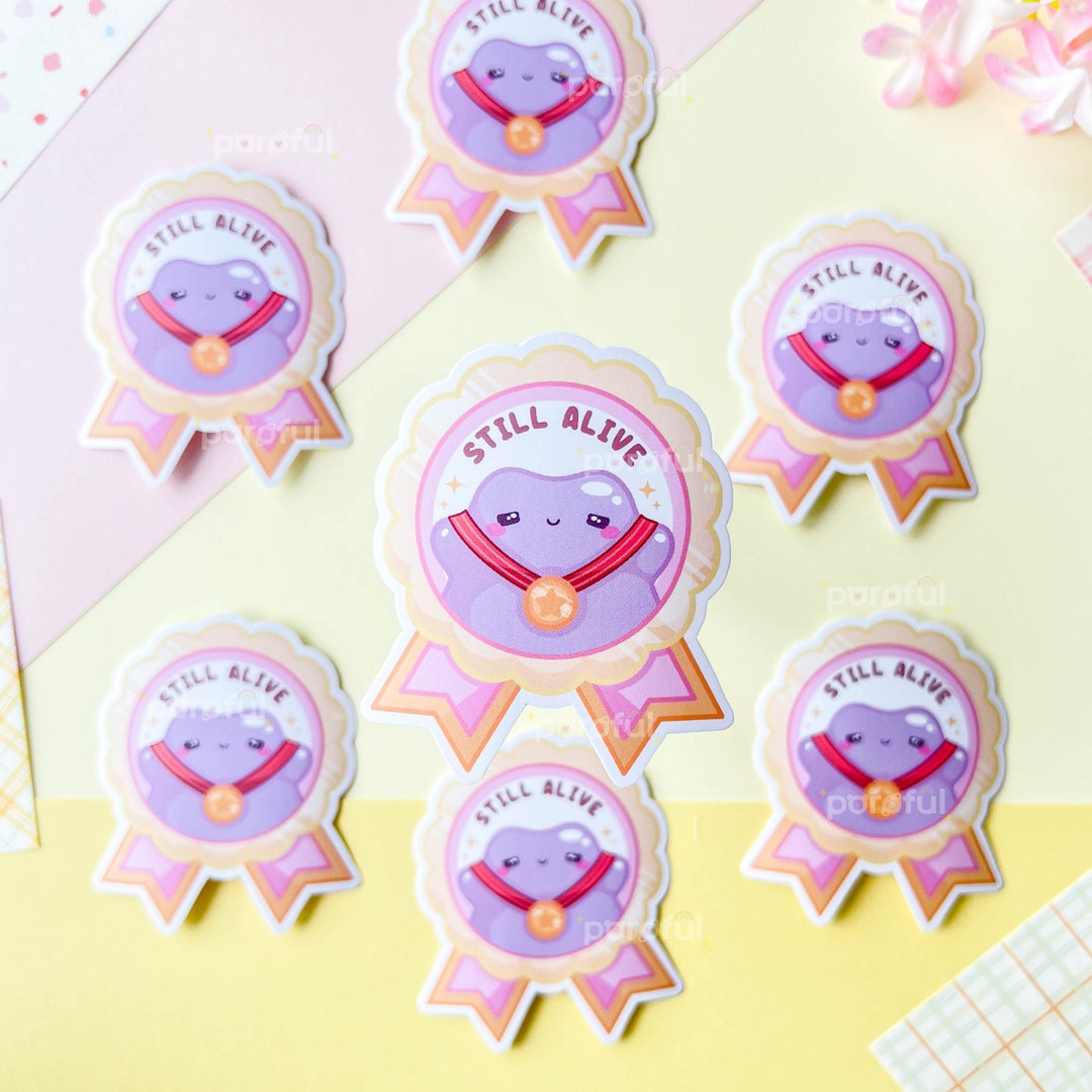 Ditto Still Alive Sticker / Kawaii Ditto Pokemon Stickers / Work ...