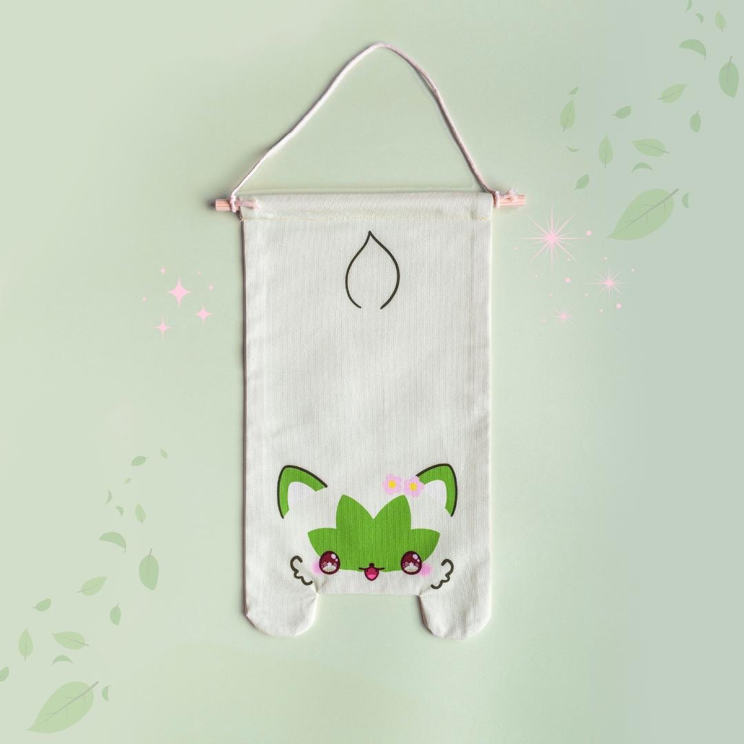 Sprigatito Enamel Pin Banner / Cute Green Pin Display / Cactus Cat ...