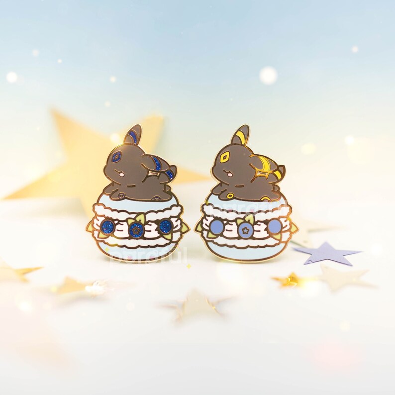 Cute Umbreon Pokemon Enamel Pin / Shiny Umbreon Eeveelutions - Etsy