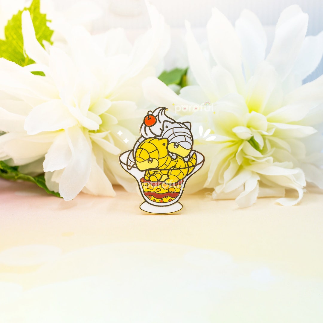 Sandshrew Pokemon Pin / Cute Pokemon Pin / Kawaii Pokemon Dessert Pin ...