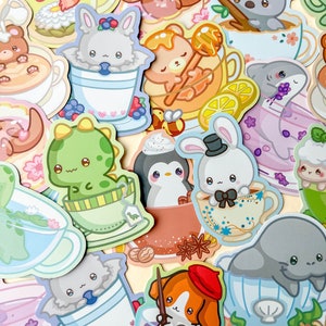 Fruit Bat Vinyl Sticker / Kawaii Bat Sticker / Cute Bat Decal / Fruit ...