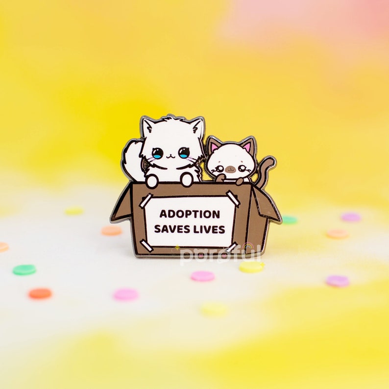 Adopt Don't Shop Pin / Cat Rescue Pin / Animal Rescue - Etsy