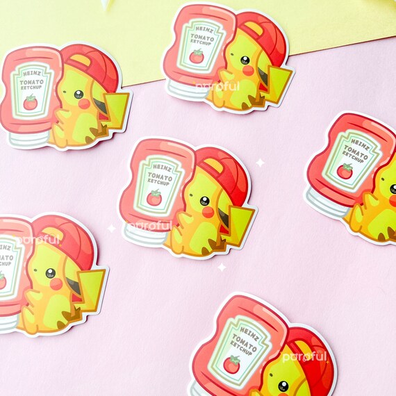 Pikachu Ketchup Chibi