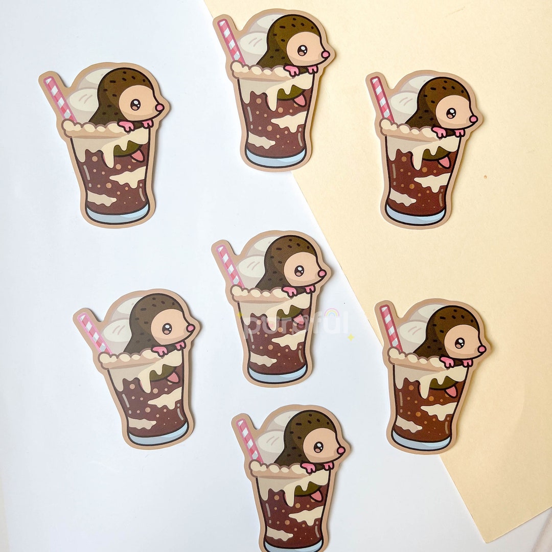 Cute Root Beer Vinyl Sticker / Cute Animal Soda Sticker / Ice Cream ...