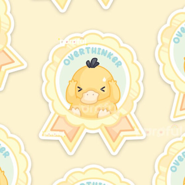 Anxiety Sticker - Etsy