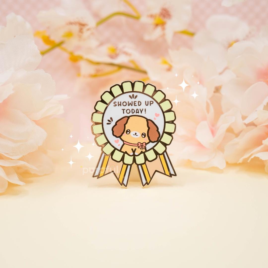 Cute Affirmation Enamel Pin / You Did It Pin / Trying My Best Pin ...