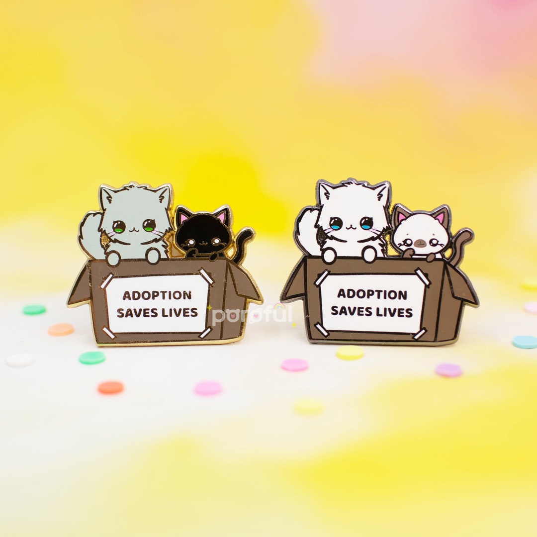 Adopt Don't Shop Pin / Cat Rescue Pin / Animal Rescue - Etsy
