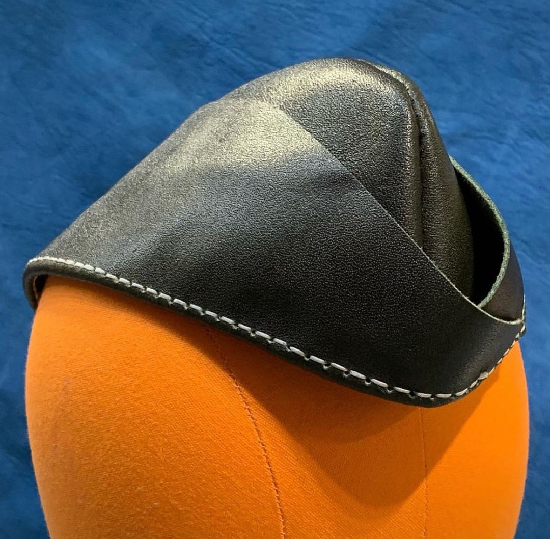 Genuine Leather Flight/wedge Cap - Etsy