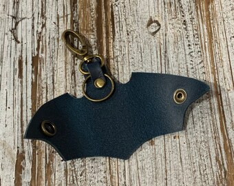 Leather Bat Key Holder - Etsy