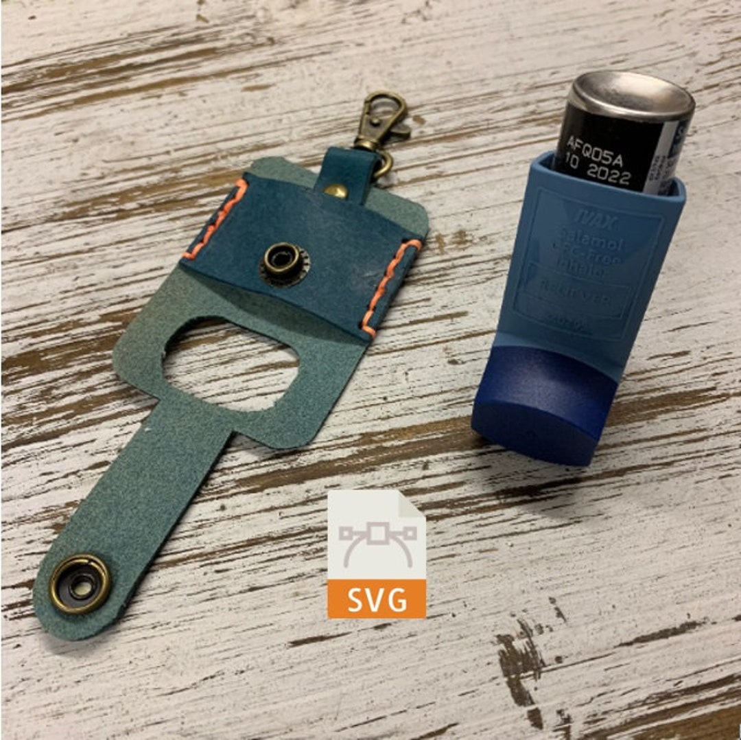Artizan Leather Asthma Inhaler Case Pattern SVG - Etsy