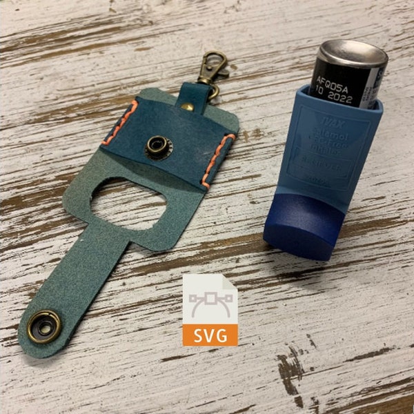 Inhaler Holder Keychain Svg - Etsy