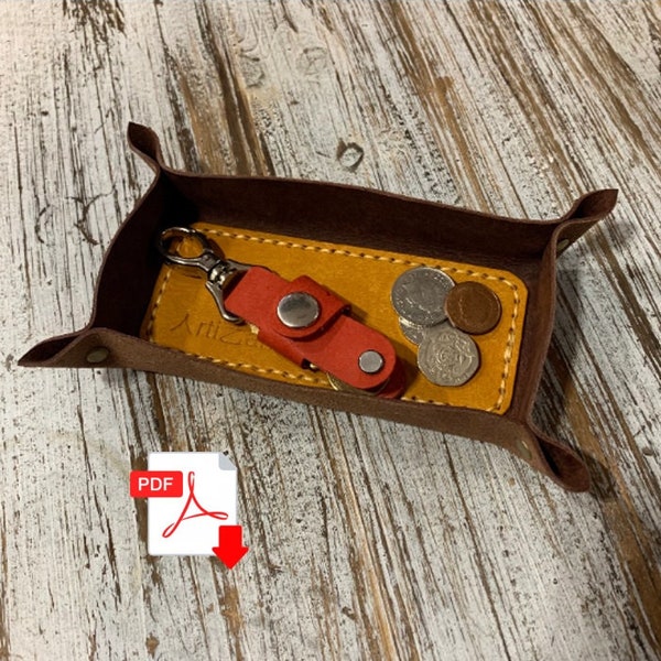 Leather Catch All Tray Pattern - Etsy