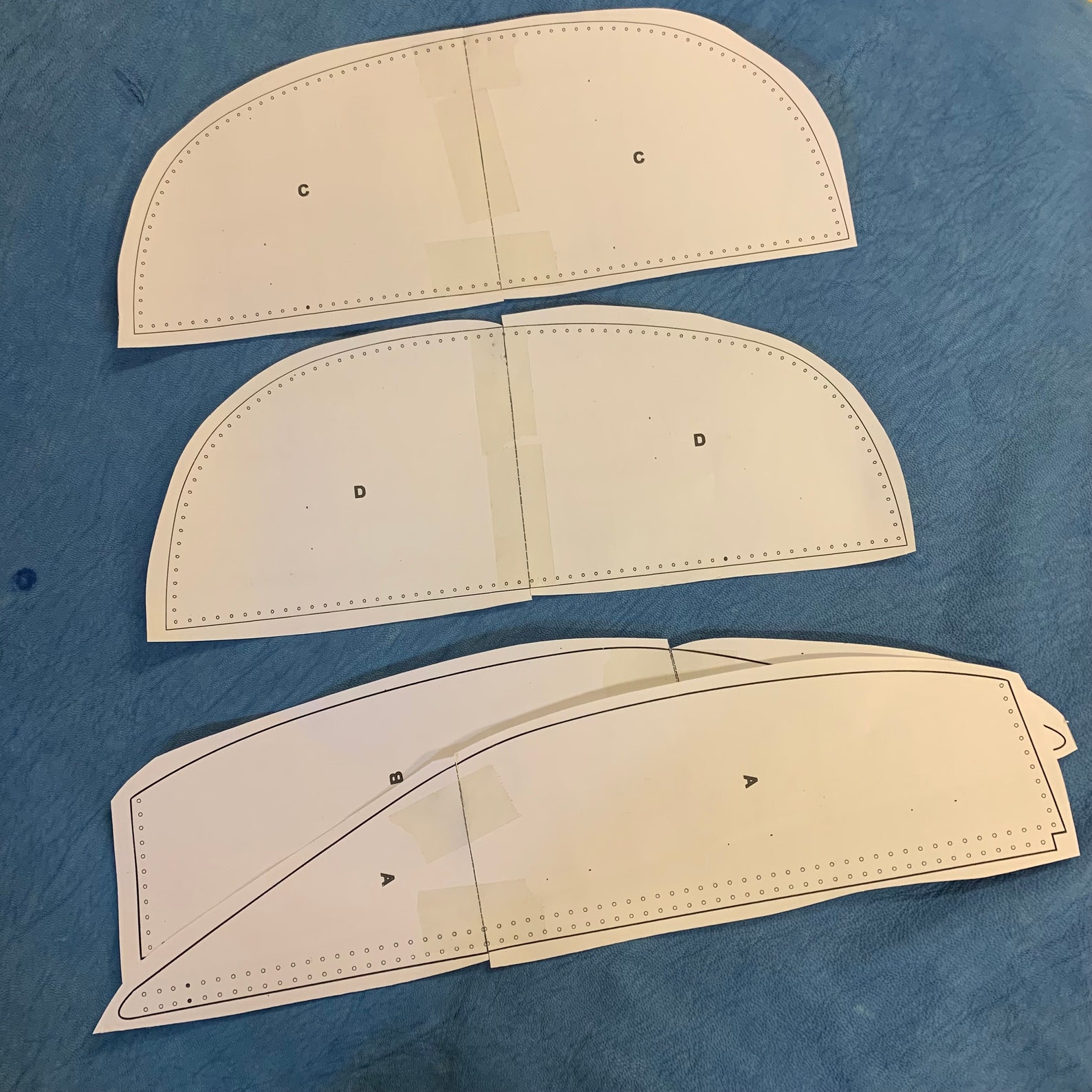Artizan Leather Garrison Wedge Flight Cap Pattern PDF - Etsy