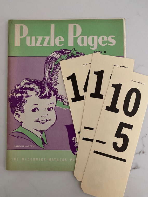 Vintage Grade School Work Book - Etsy