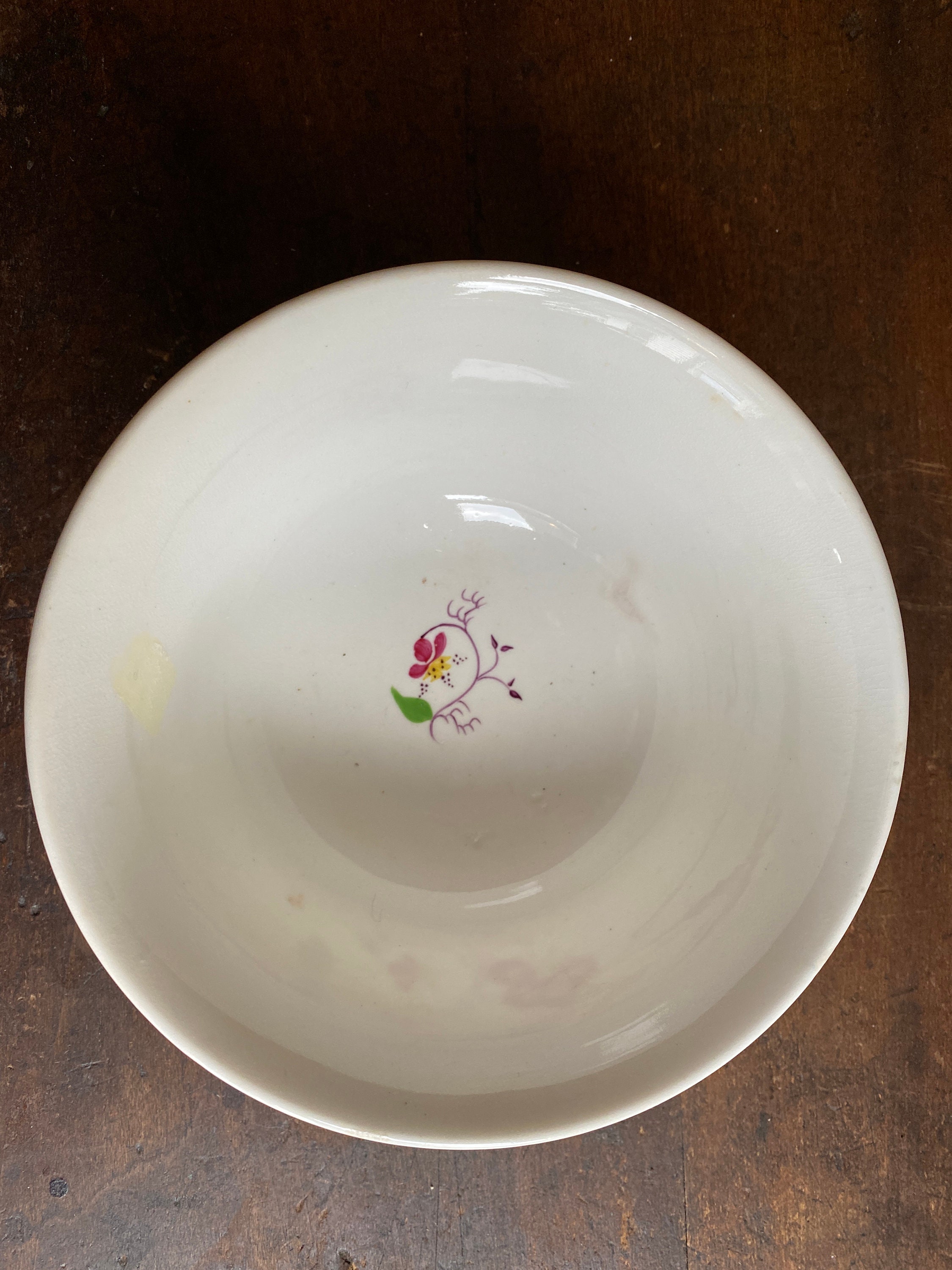 Three Pieces of Antique Porcelain Handpainted Waste Bowl and | Etsy