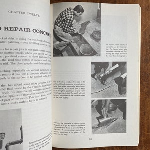 Vintage How to Work With Concrete and Masonry Book by Darrell Huff ...