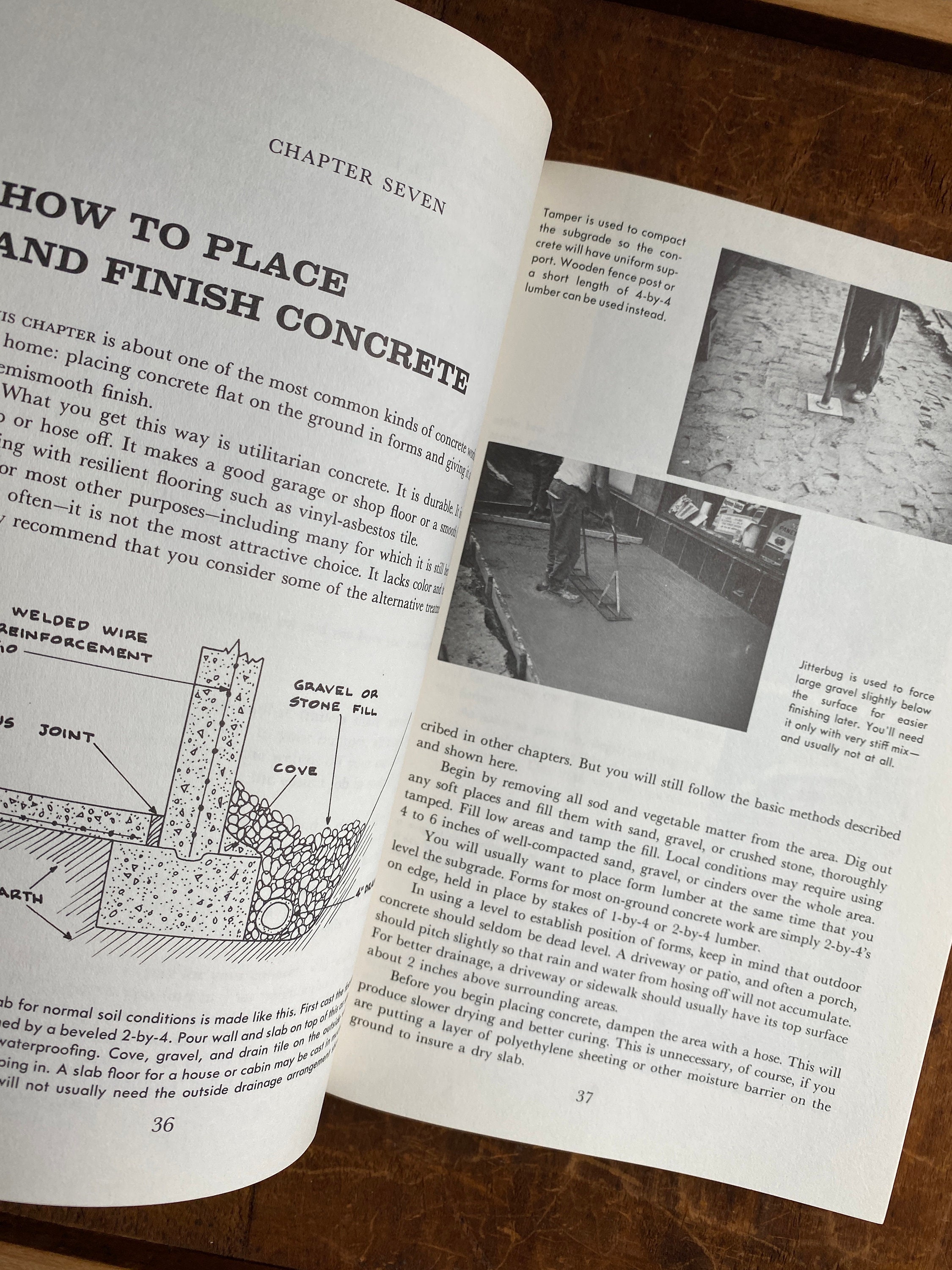 Vintage How to Work With Concrete and Masonry Book by Darrell - Etsy