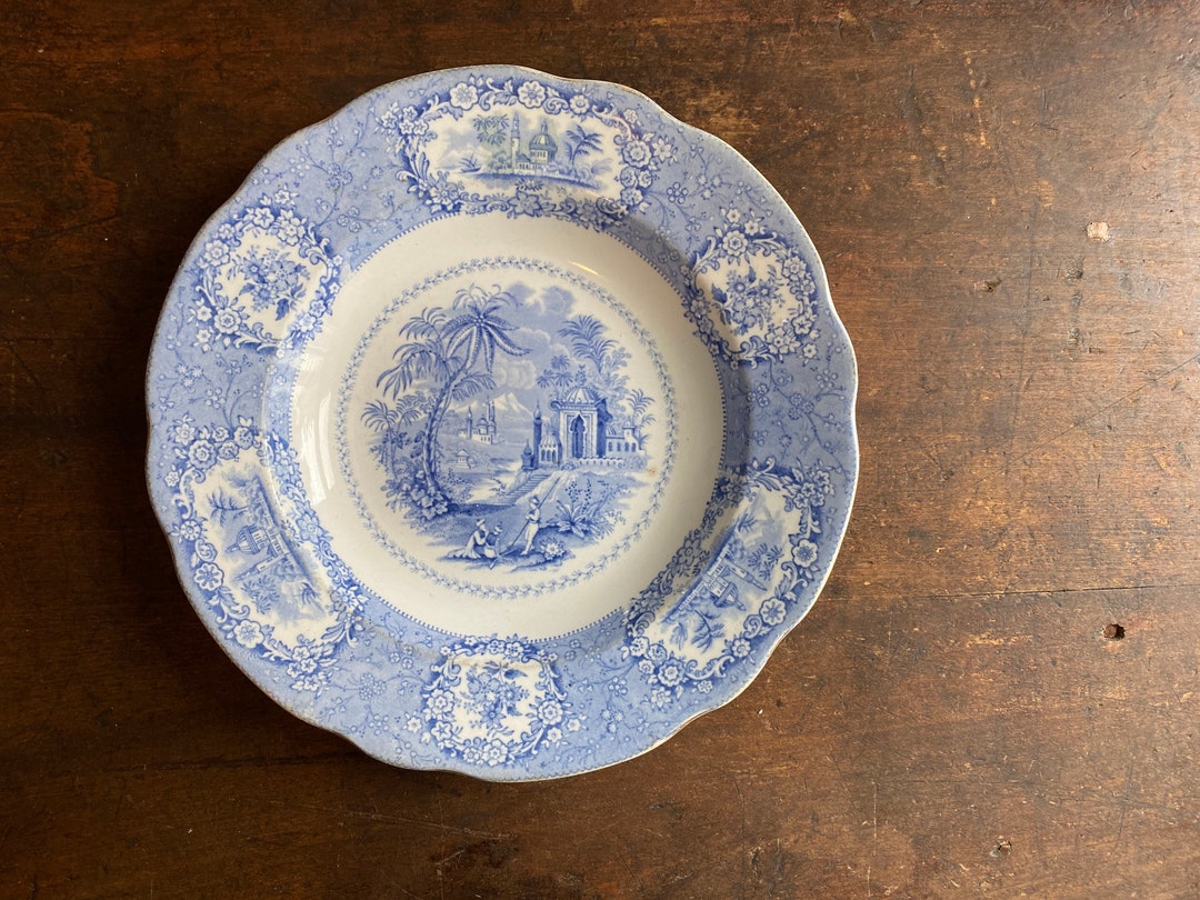 Antique 19th Century William Ridgway Pottery Ceramic Bowl - Bell Works ...