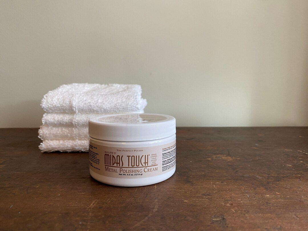 Midas Touch Metal Polishing Cream: Silver, Brass, Chrome Cleaner With ...