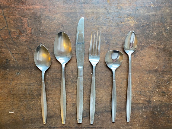 Dining & Serving Teaspoon Lady Charming Flatware Vintage Nasco ...