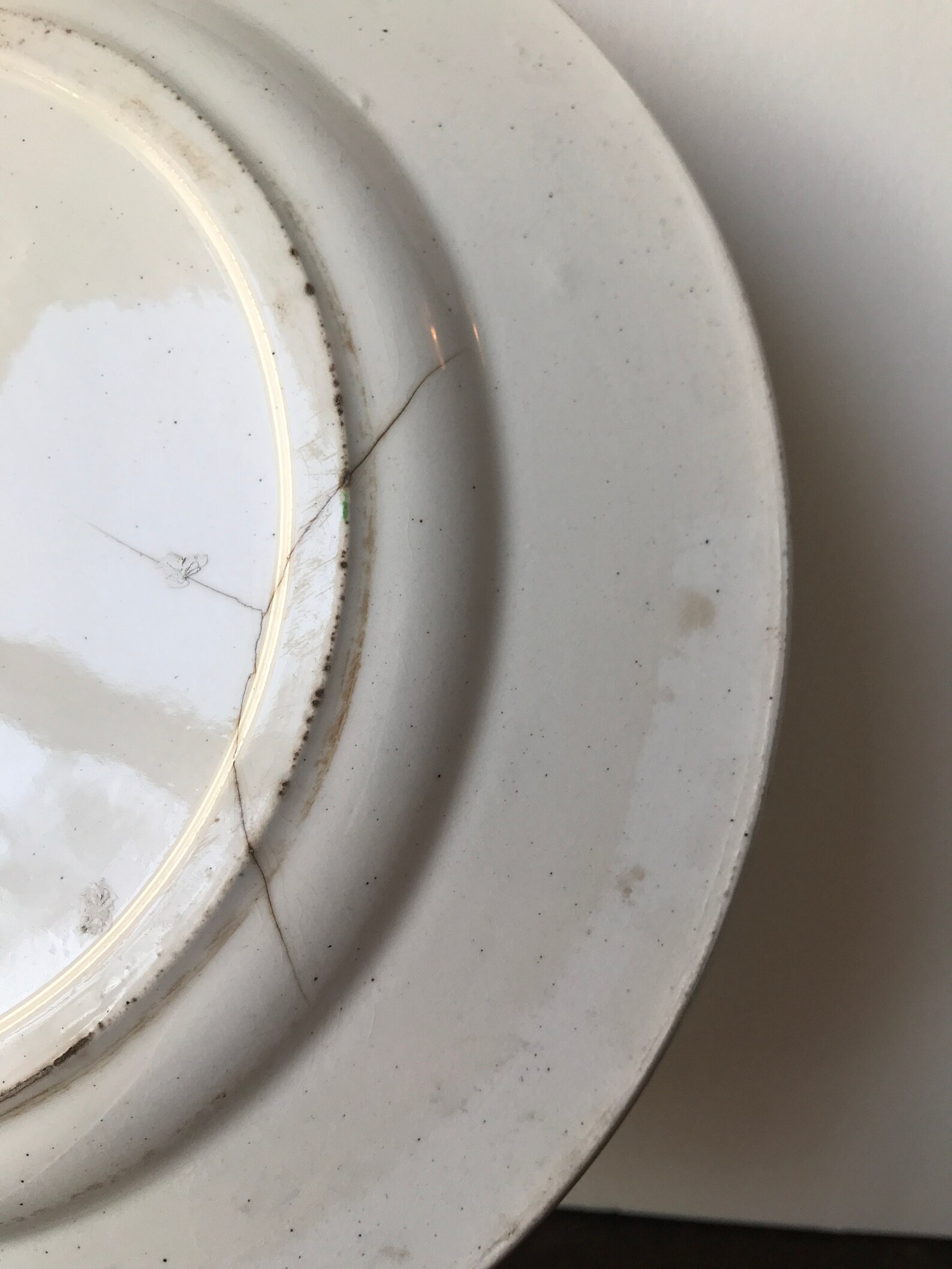 Antique VA Rose Stick Spatter Plate Made in Germany Red | Etsy