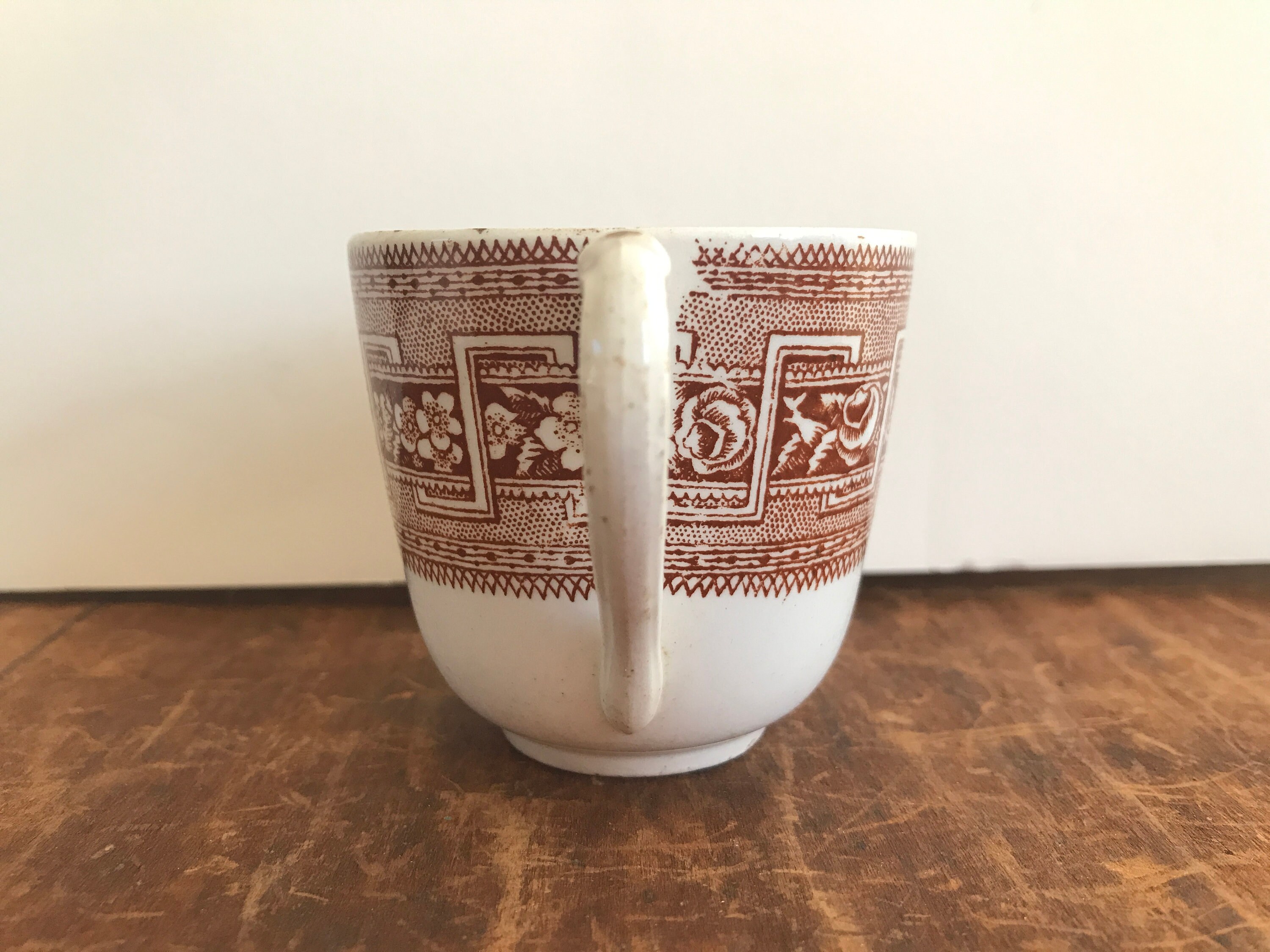 Petrus Regout Maastricht, Netherlands Border Pattern Tea Cup and Saucer ...
