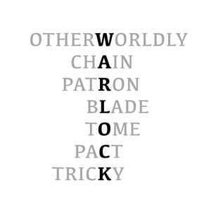Warlock One-word Poem/acronym, SVG File, Dungeons and Dragons, RPG ...