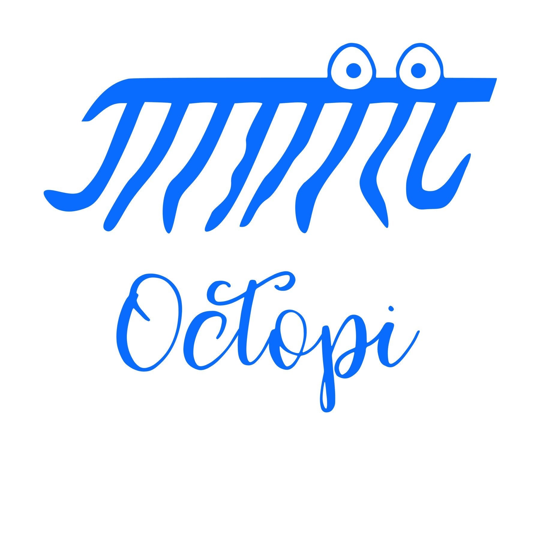 Octopi SVG File Math Nautical Fun Silhouette Digital - Etsy