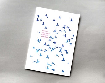 Minimalistische postkarte | Etsy