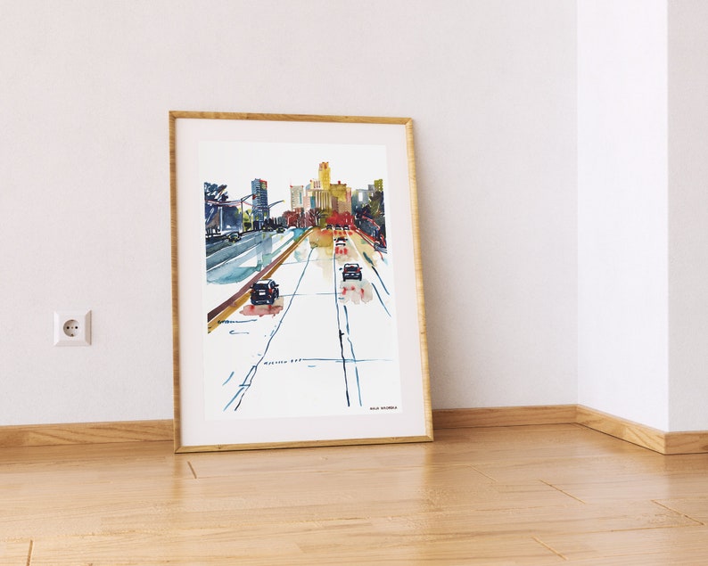 Chicago Freeway Art Chicago Freeway Art Print Chicago - Etsy