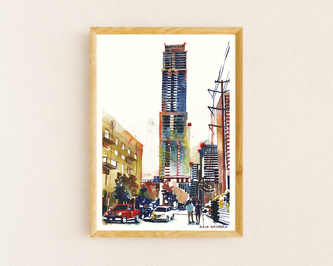 Austin Art Print, Austin Signed Print, Austin Poster Print, Austin ...