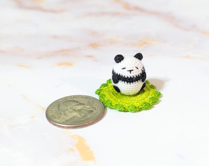 Panda Bear Amigurumi Stitch Marker: Crochet Knitting Notions Progress ...