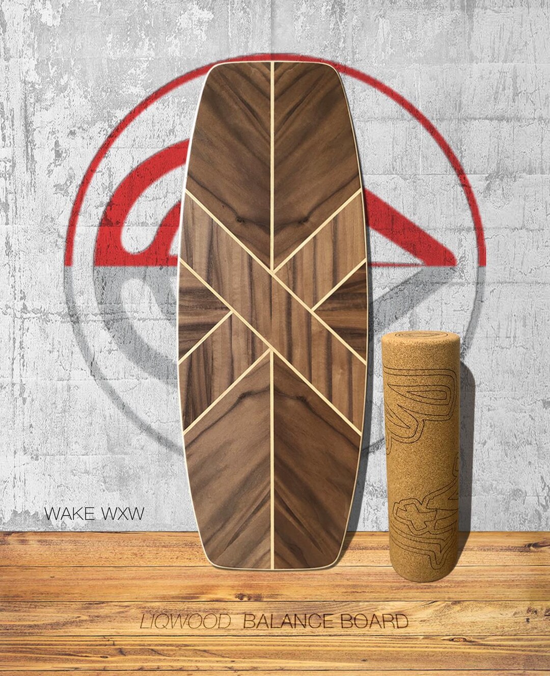Unique Handmade Balance Board Wakexwalnut - Etsy