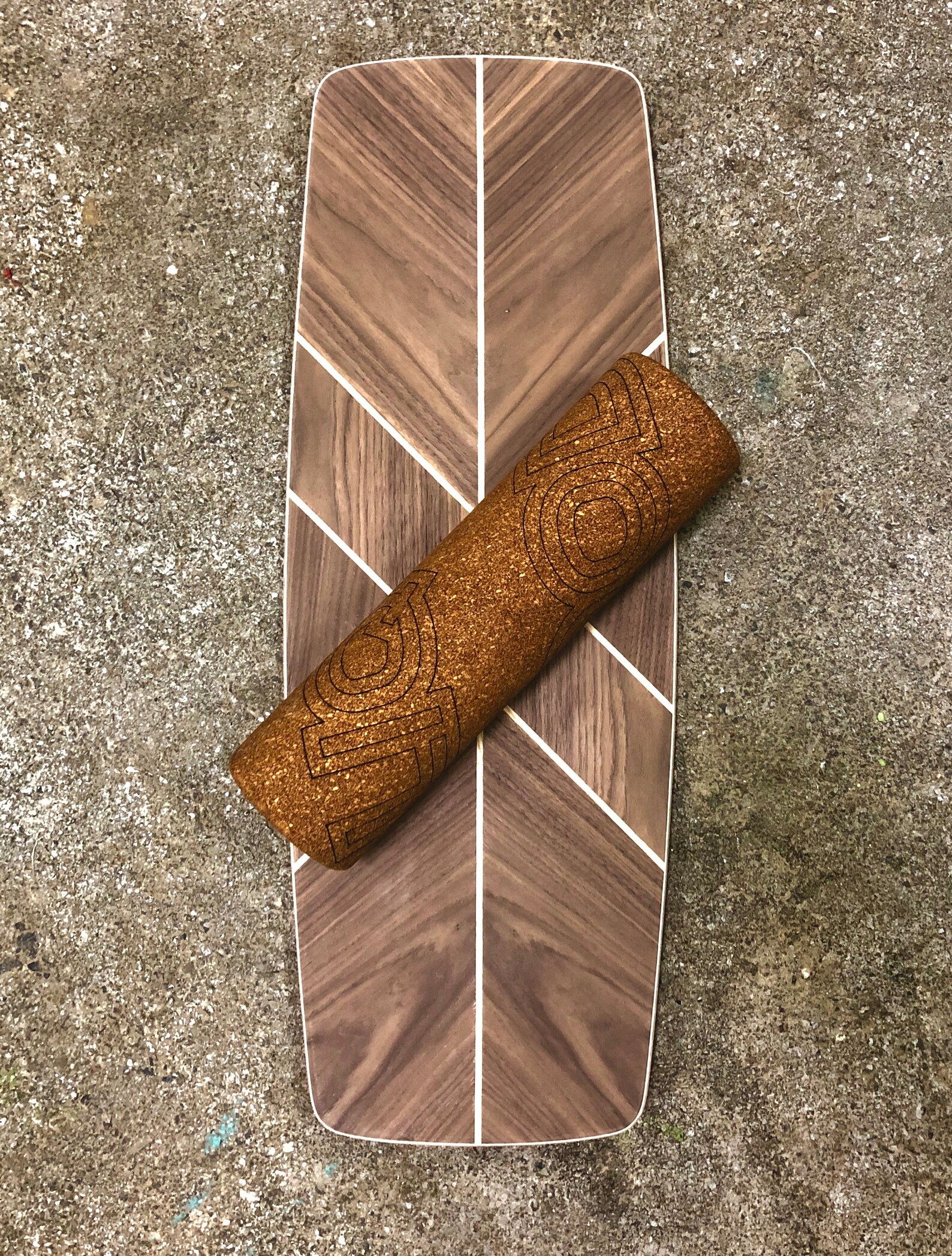 Unique Handmade Balance Board Wakexwalnut - Etsy