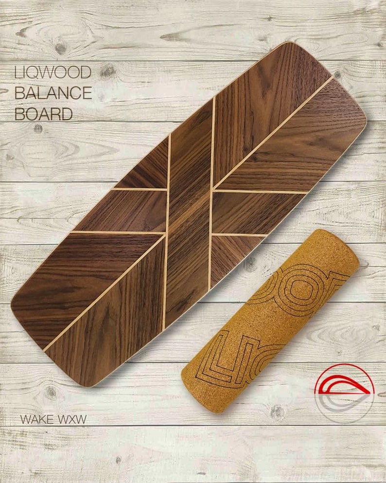 Unique Handmade Balance Board Wakexwalnut - Etsy