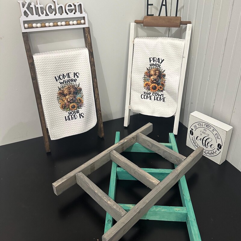 Dish Towel Ladder - Etsy