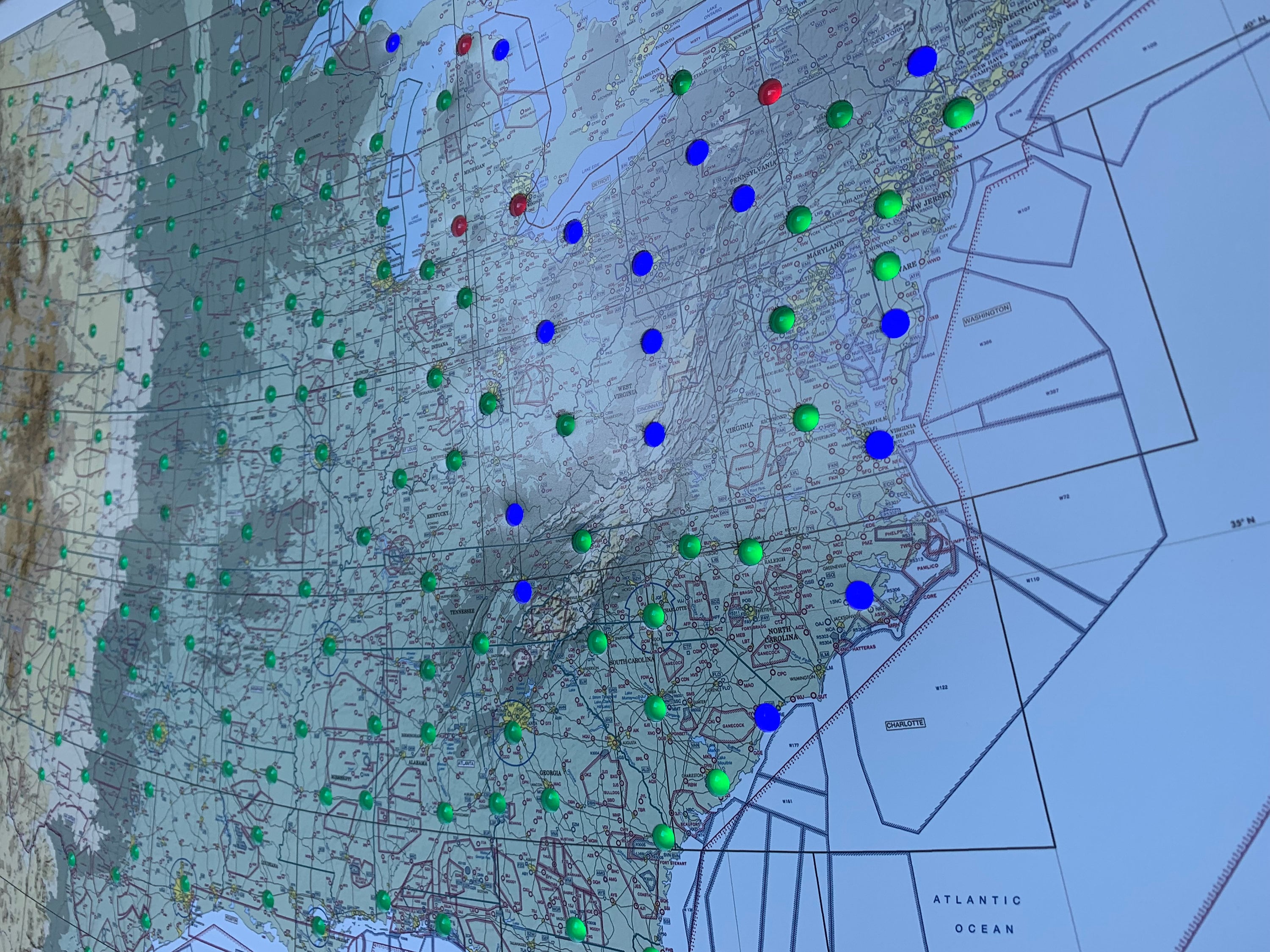 Metarmaps Aviation Weather Map USA Metarmap Aviation Art - Etsy Australia