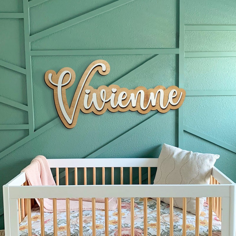 Wooden Name Signs - Etsy