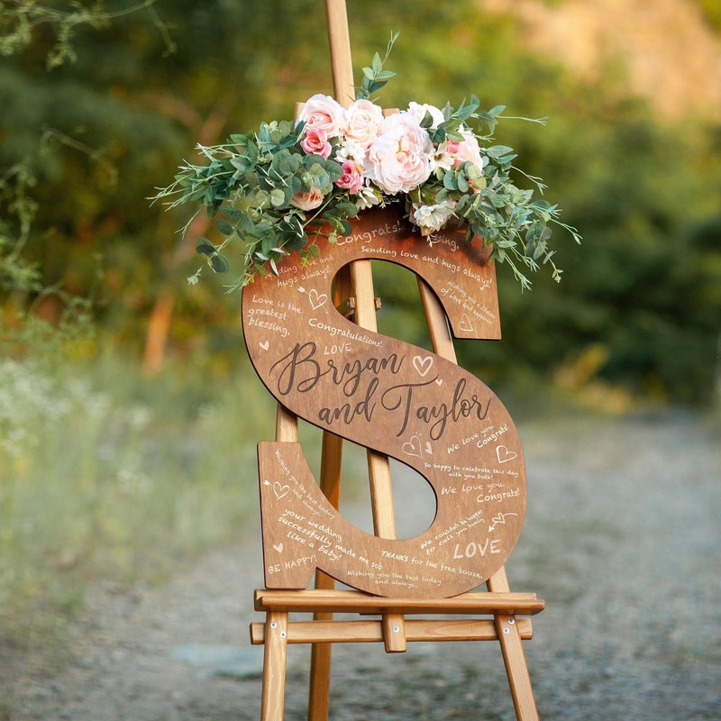 Initial Guest Book - Etsy
