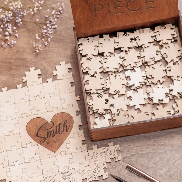 Guest Book Puzzle - Etsy