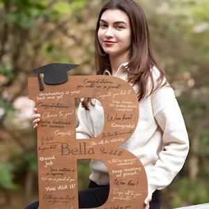 Graduation Sign Class of 2026, Graduation Guest Book Alternative ...