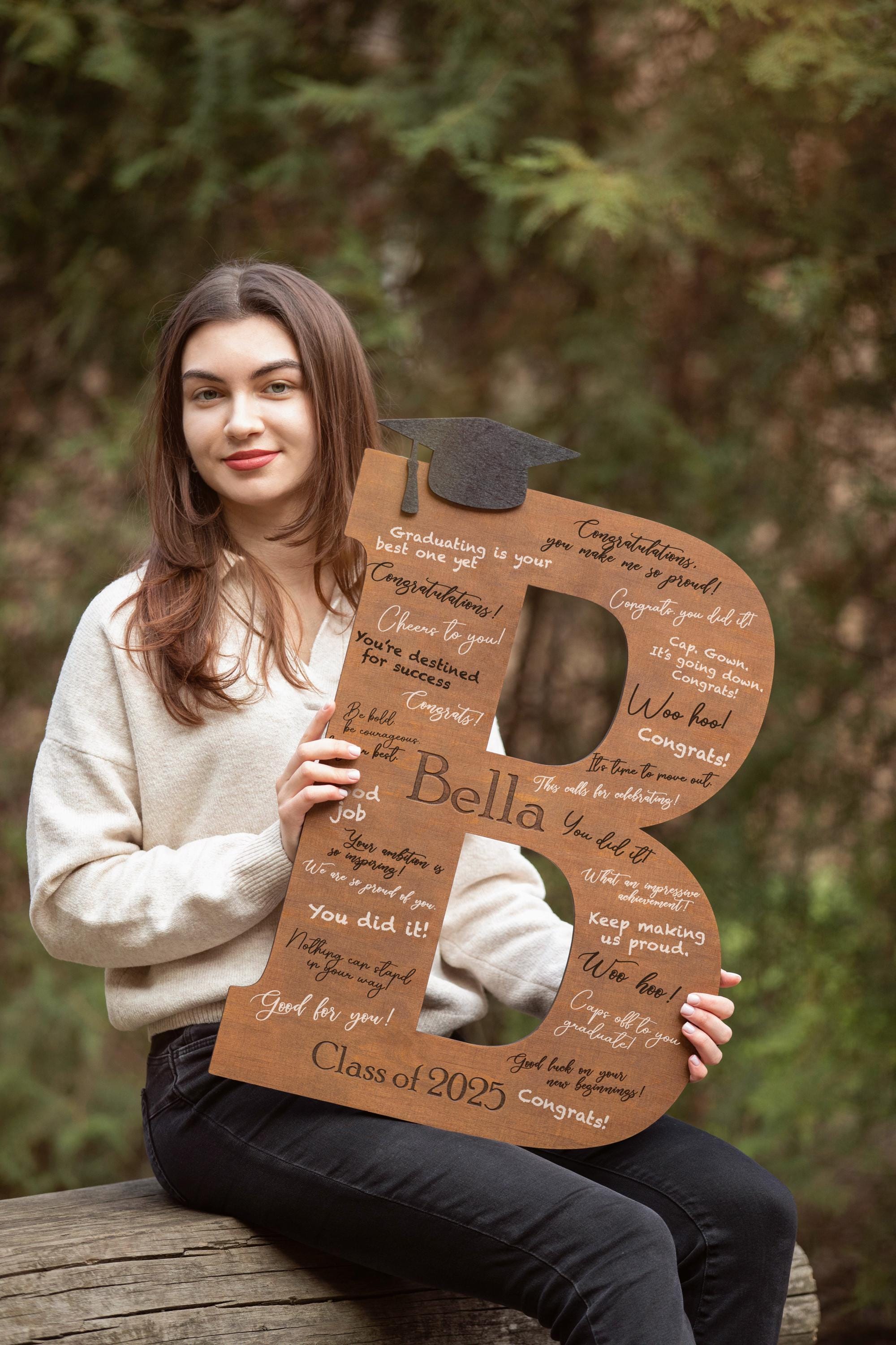 Graduation Sign Class of 2026, Graduation Guest Book Alternative ...
