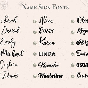 Custom Wooden Name Sign for Nursery, Personalized Baby Name Wall Decor ...