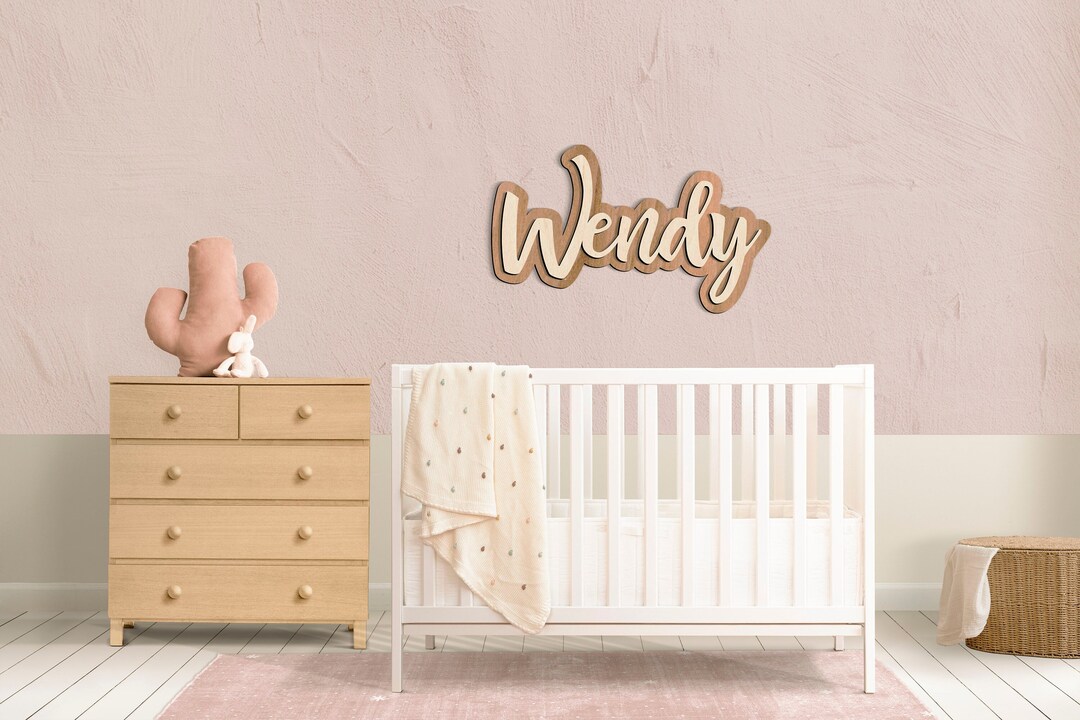 Personalized Family Name Sign Room Decor Wooden Baby Sign - Etsy