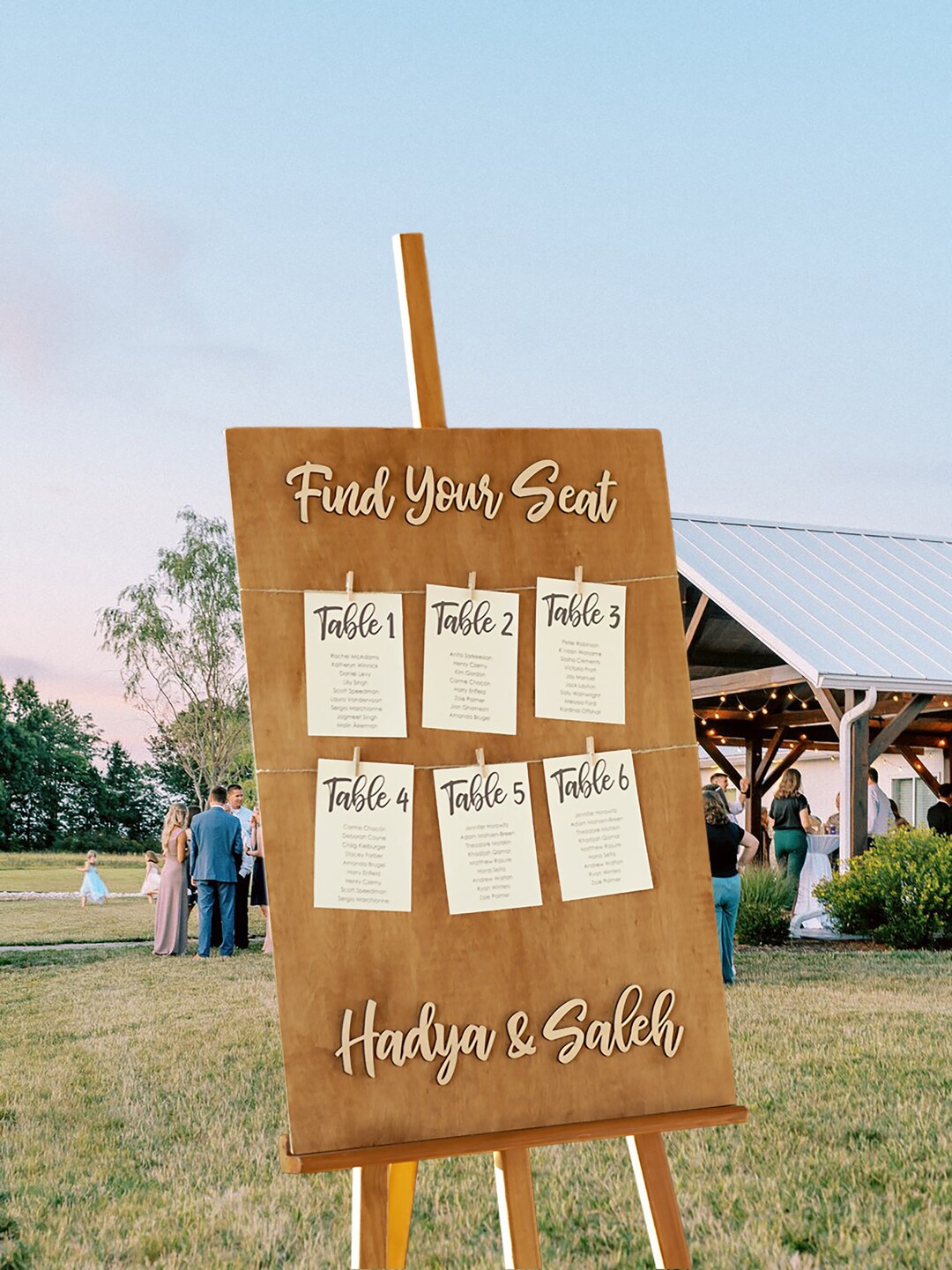 Seating Chart Wedding Sign, Wooden Seating Chart, Large Seating Chart ...