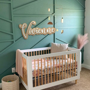 Nursery Name Sign, Wooden Name Sign, Personalized Name Sign, Baby Name ...