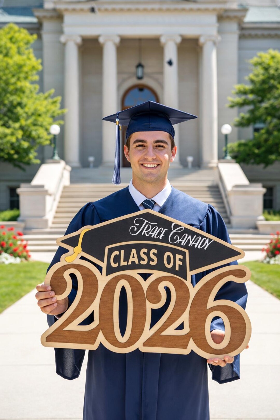 Personalized Graduation Name Sign 2026, Custom Congrats Grad Sign Party ...