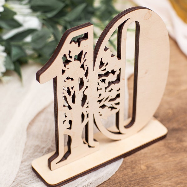 Table Numbers Rustic - Etsy