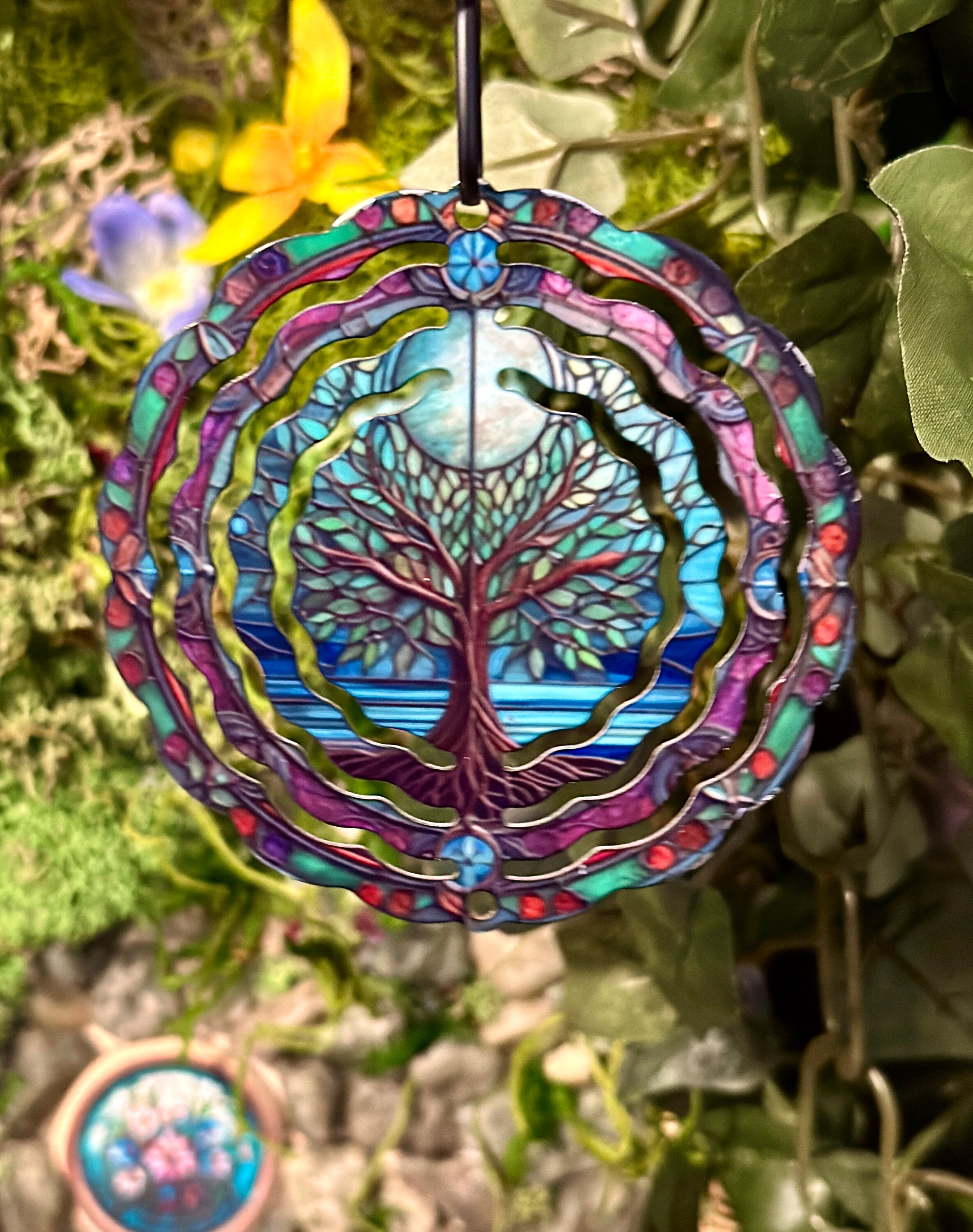 Rustic Witch Wind Spinner Tree of Life - Etsy