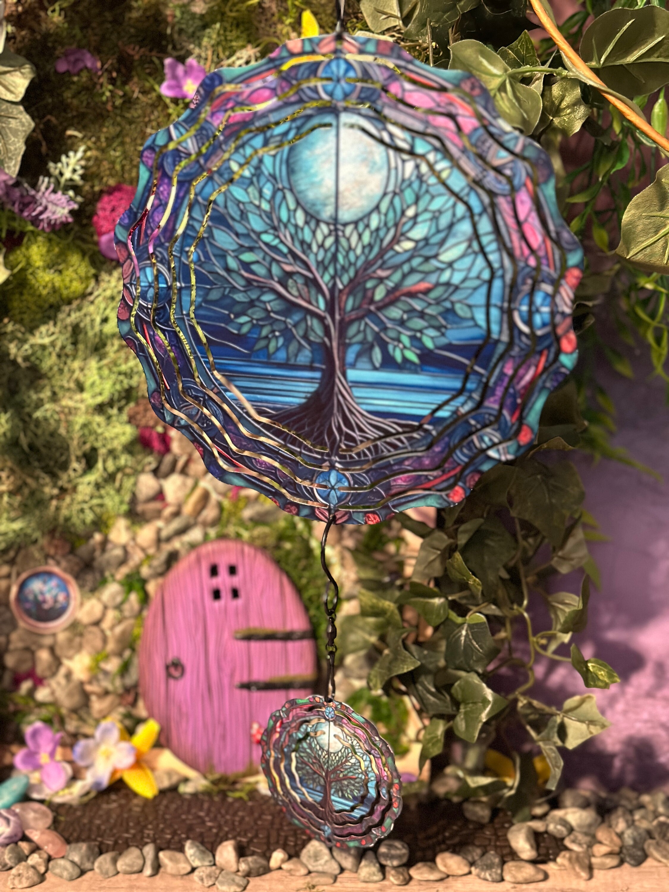 Rustic Witch Wind Spinner Tree of Life - Etsy